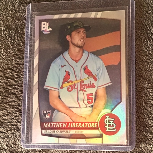 Topps | Other | Matthew Liberatore 223 Topps Big League Rookie Rainbow ...